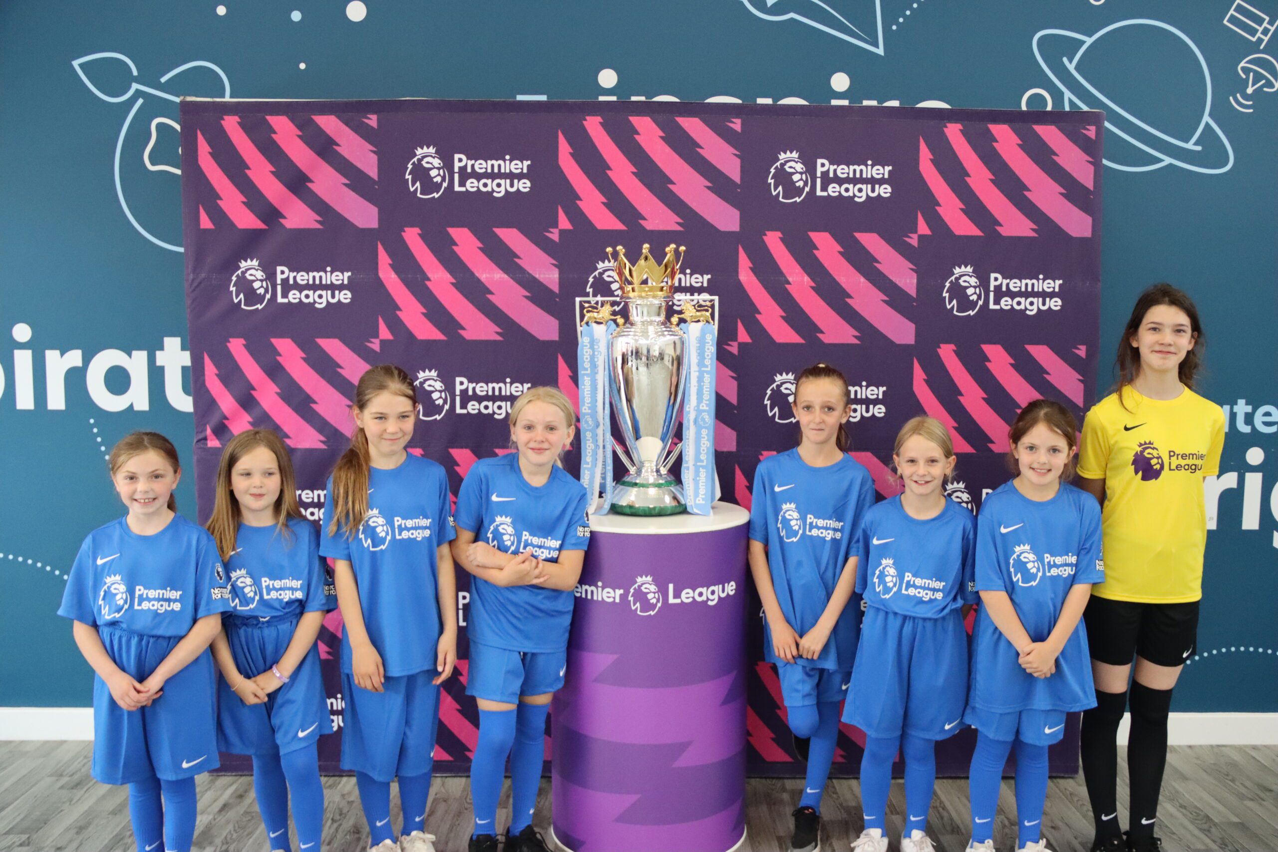 Girls team receive Premier League football kit - Diverse Academies Trust